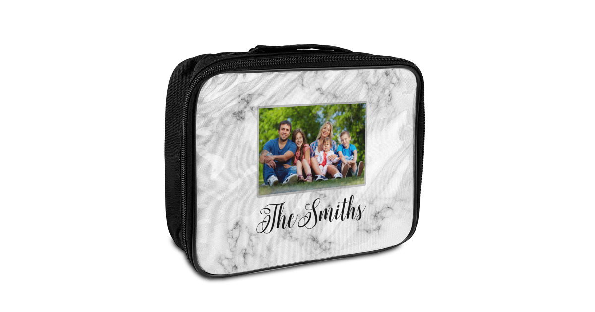 Custom Family Photo and Name Insulated Lunch Bag | YouCustomizeIt