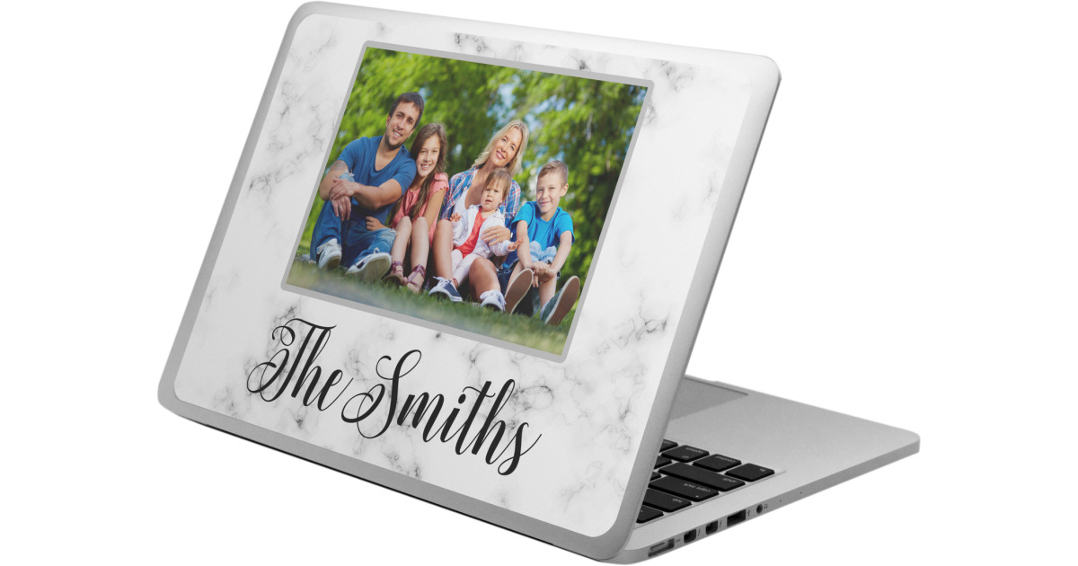 Custom Family Photo and Name Laptop Skin - Custom Sized | YouCustomizeIt
