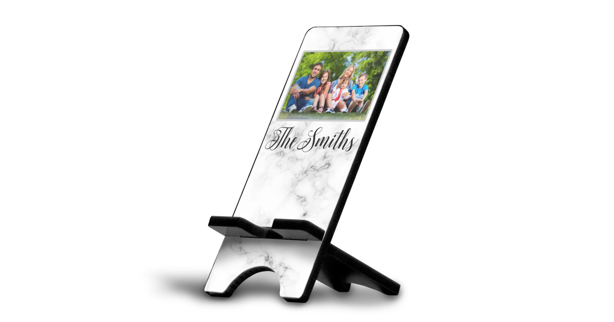 Custom Family Photo and Name Cell Phone Stand | YouCustomizeIt