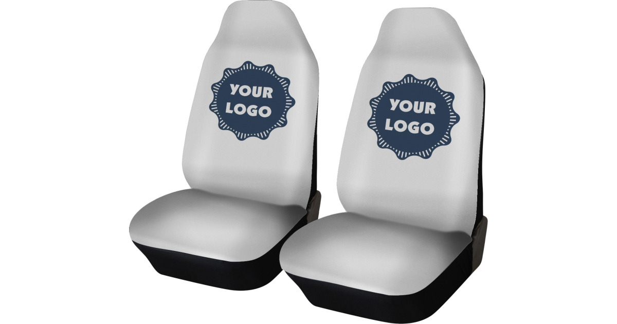 Custom Logo Car Seat Covers - Set of Two | YouCustomizeIt