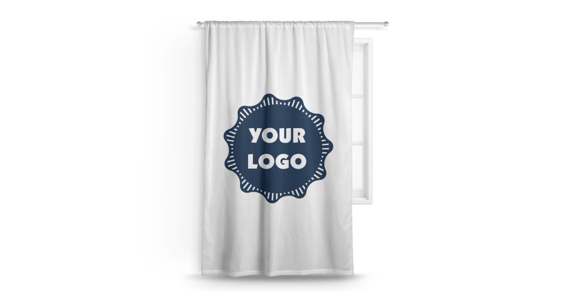 Custom Logo Curtain - 50" x 84" Panel | YouCustomizeIt