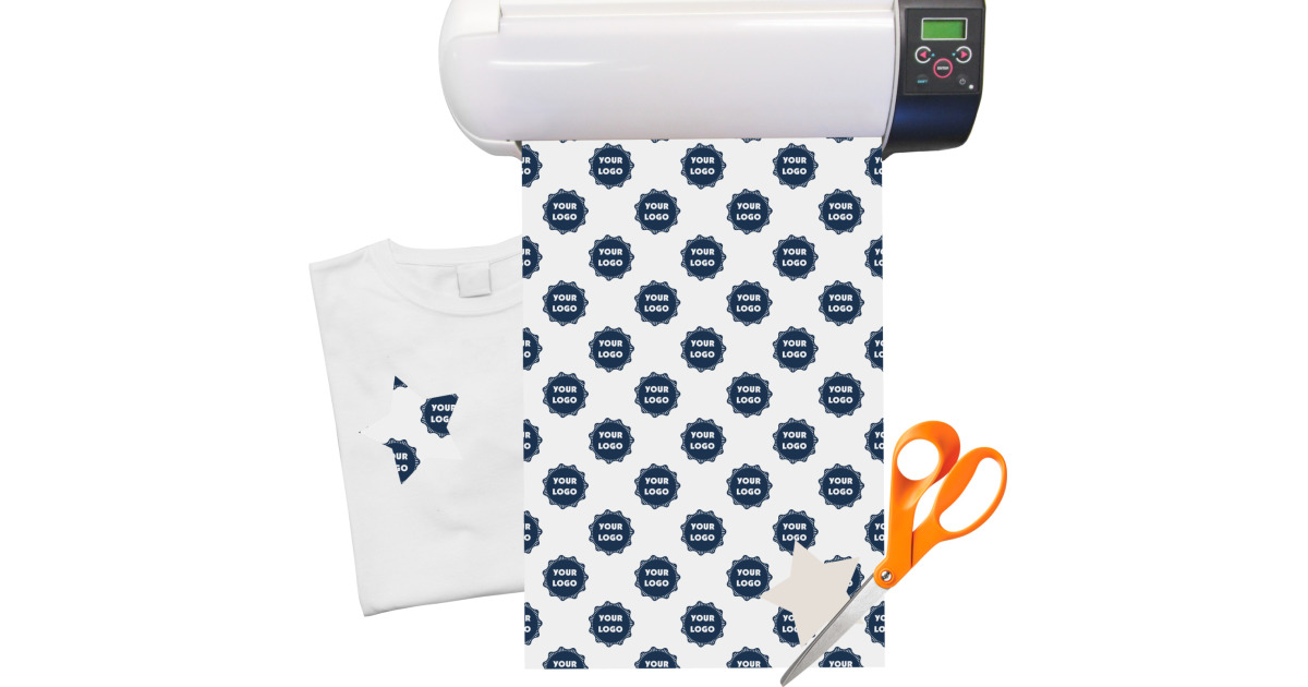 Custom Logo Heat Transfer Vinyl Sheet - 12" x 18" | YouCustomizeIt