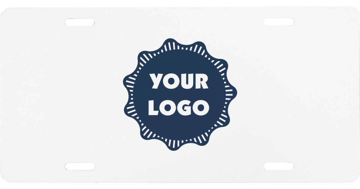 Custom Logo Front License Plate | YouCustomizeIt