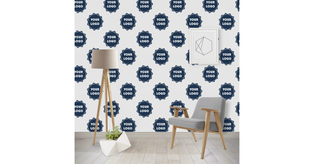 Custom Logo Wallpaper & Surface Covering | YouCustomizeIt