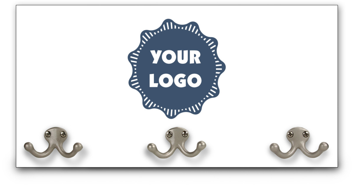 Custom Logo Wall Mounted Coat Rack | YouCustomizeIt
