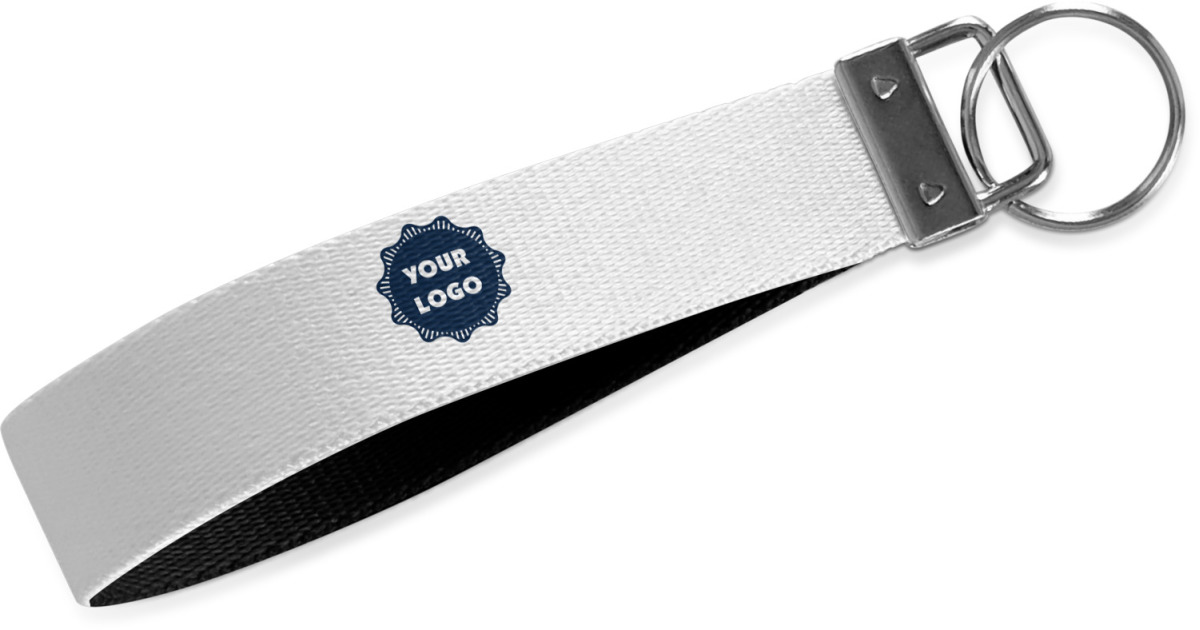 Custom Logo Webbing Keychain Fob - Large | YouCustomizeIt