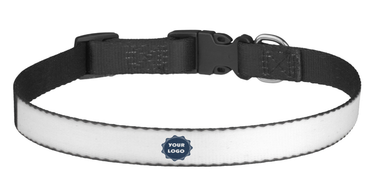 Custom Logo Deluxe Dog Collar | YouCustomizeIt