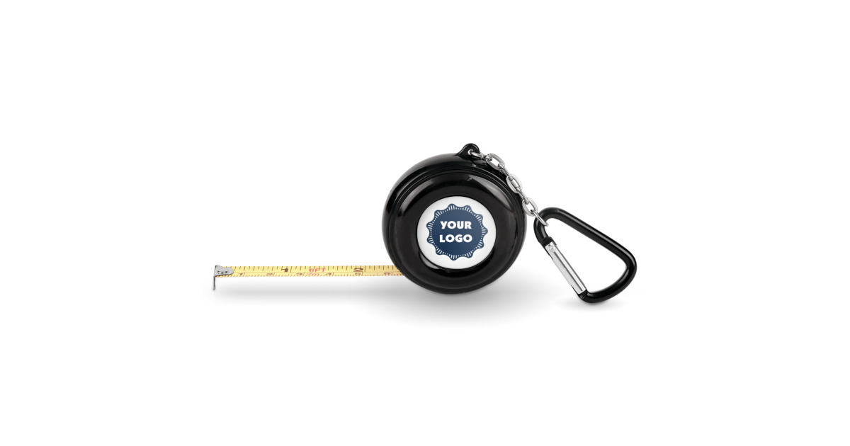 Custom Logo Pocket Tape Measure - 6 Ft w/ Carabiner Clip | YouCustomizeIt
