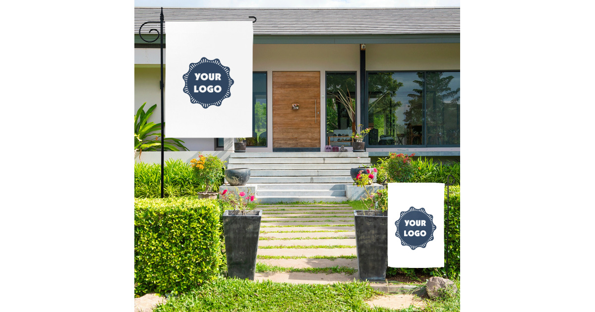 Custom Logo Garden Flag - Large - Double-Sided | YouCustomizeIt