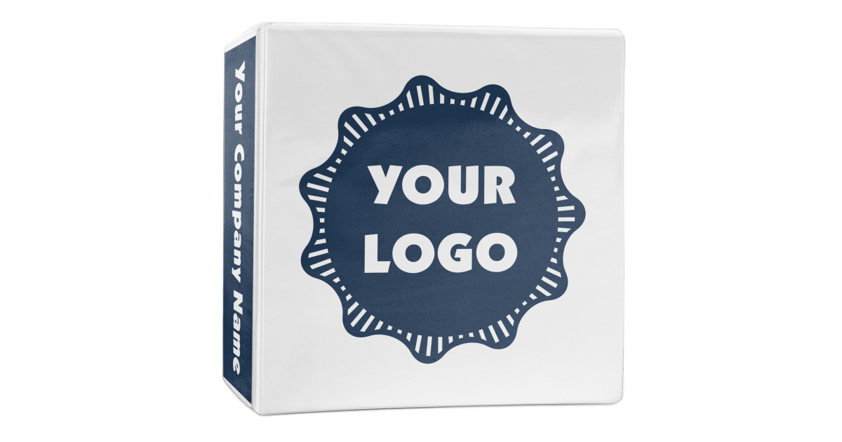 Custom Logo 3-Ring Binder - 2 inch | YouCustomizeIt