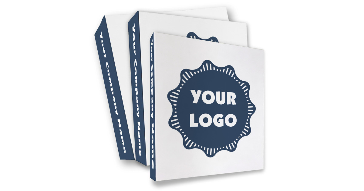 Custom Logo 3-Ring Binder - Full Wrap | YouCustomizeIt