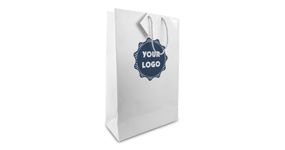 Custom Logo Gift Bag - Large | YouCustomizeIt