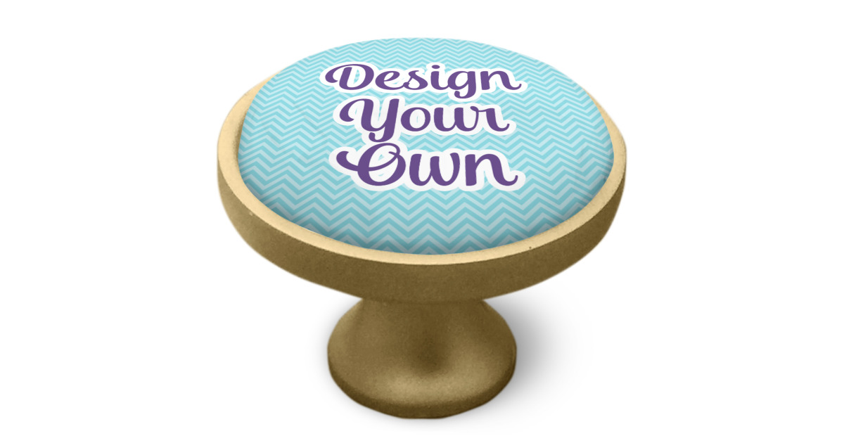 Custom Cabinet Knobs - Gold | Design & Preview Online | YouCustomizeIt