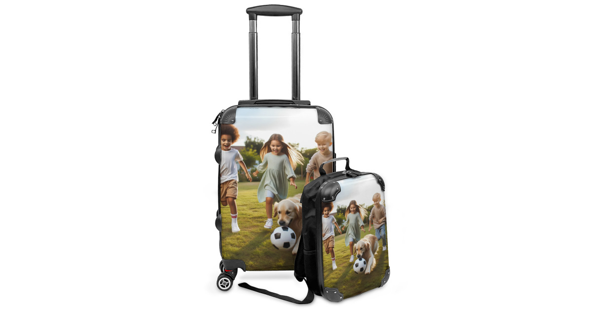 Custom Photo Kids 2-Piece Luggage Set - Suitcase & Backpack ...