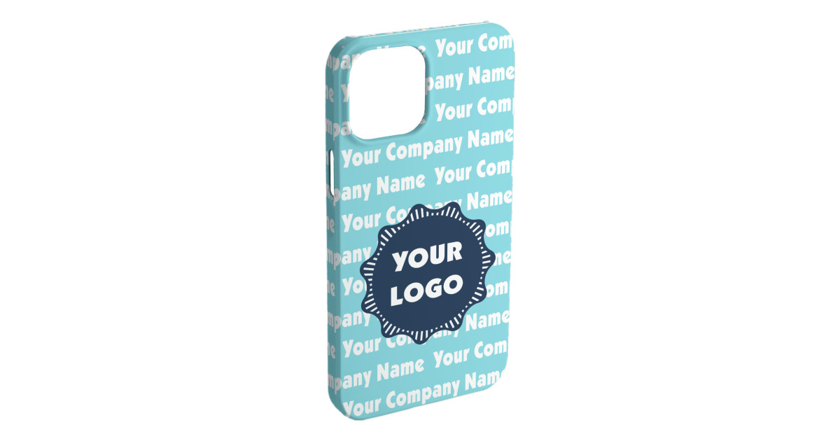 Custom Logo & Company Name iPhone Case - Plastic | YouCustomizeIt