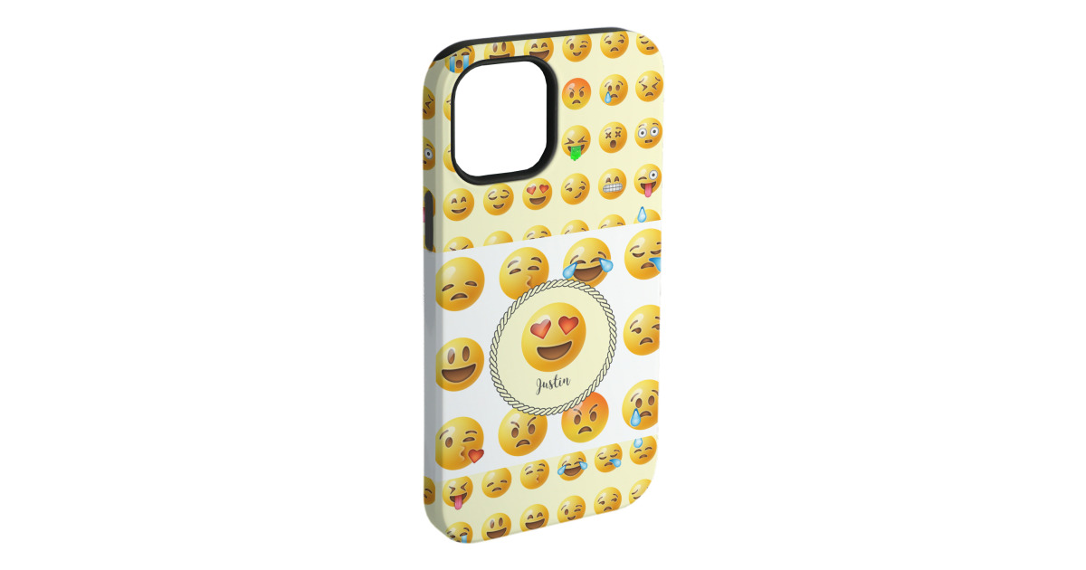 Custom Emojis iPhone Case - Rubber Lined (Personalized) | YouCustomizeIt