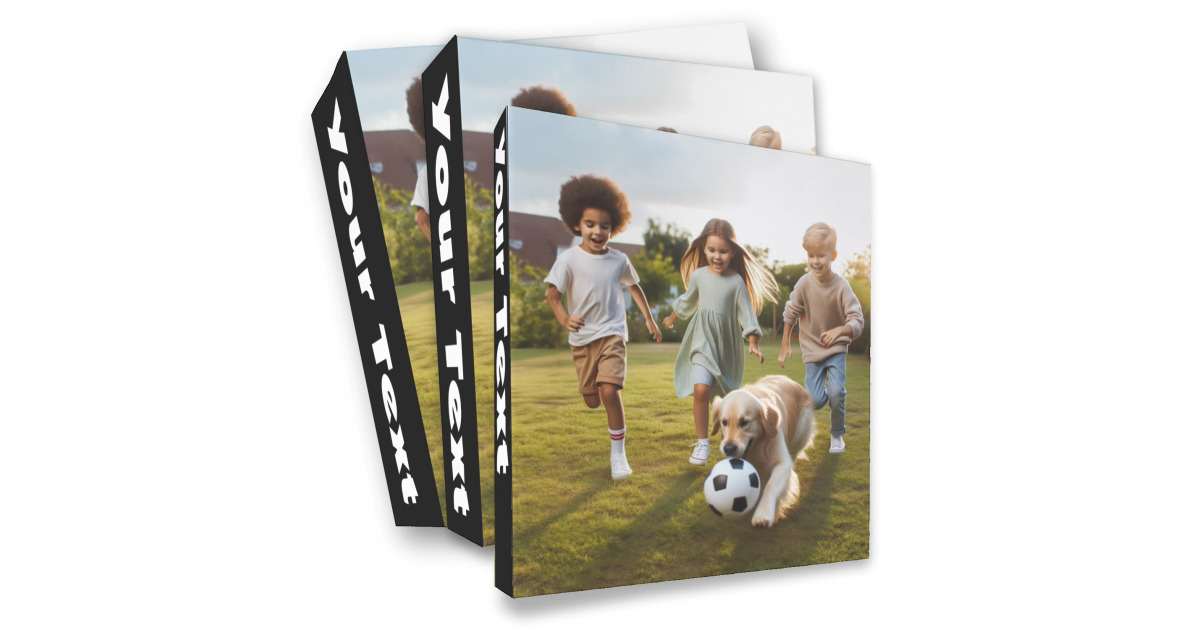Custom Photo 3-Ring Binder - Full Wrap (Personalized) | YouCustomizeIt
