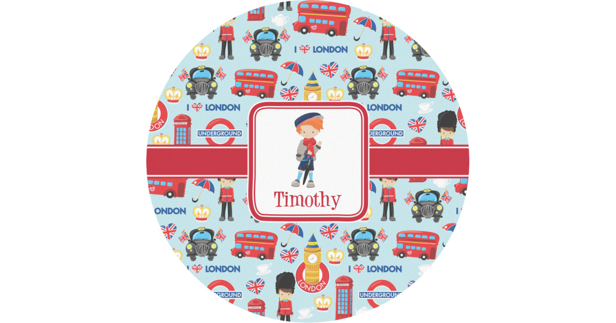 Custom London Multipurpose Round Labels - Custom Sized (Personalized ...