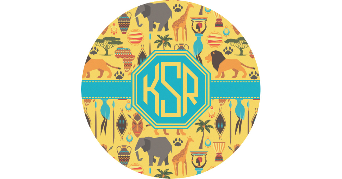 Custom African Safari Multipurpose Round Labels - 1" (Personalized ...