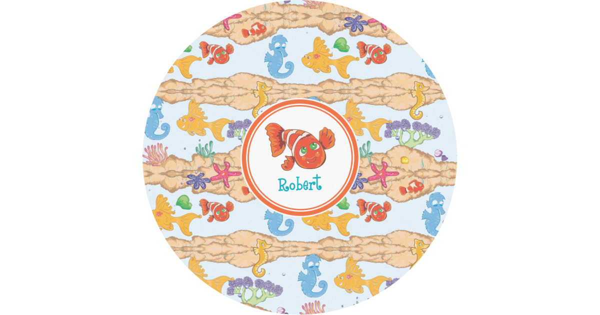 Custom Under the Sea Multipurpose Round Labels - Custom Sized ...