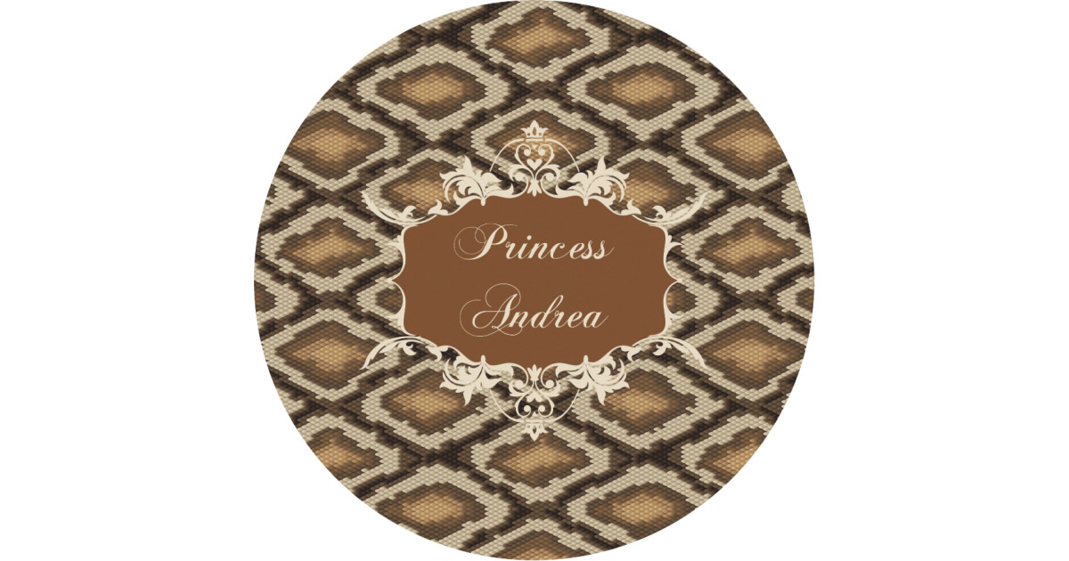Custom Snake Skin Multipurpose Round Labels - Custom Sized ...