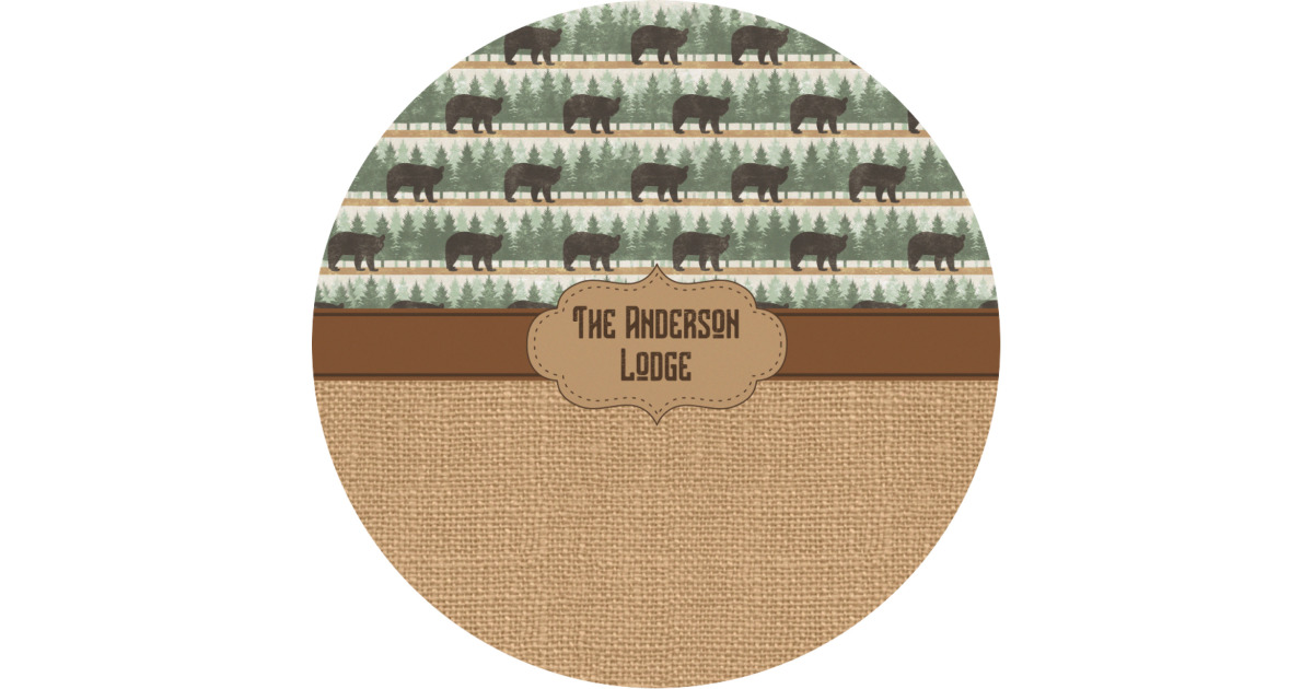 Custom Cabin Multipurpose Round Labels - Custom Sized (Personalized ...