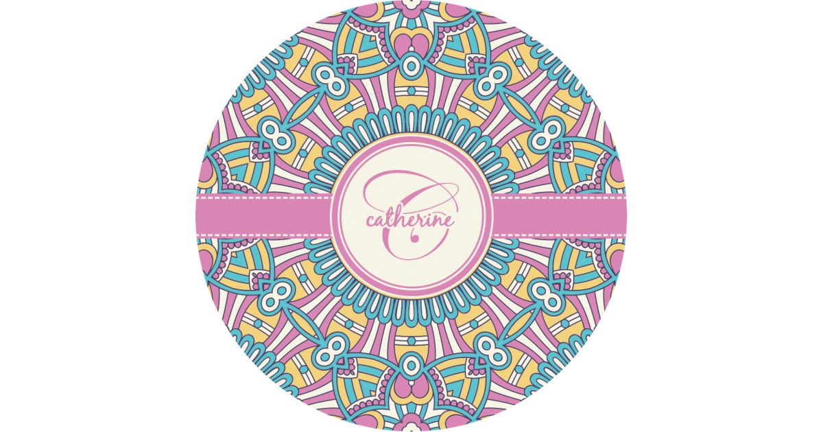 Custom Bohemian Art Multipurpose Round Labels - Custom Sized ...
