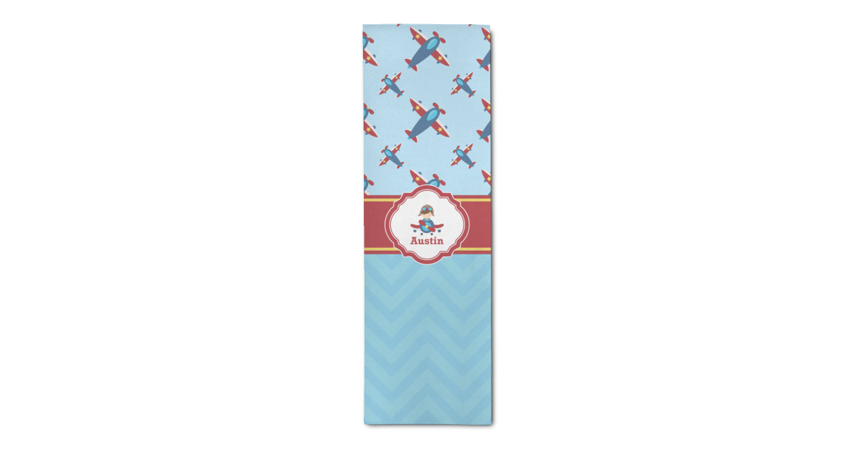 Custom Airplane Theme Runner Rug - 2.5'x8' w/ Name or Text | YouCustomizeIt