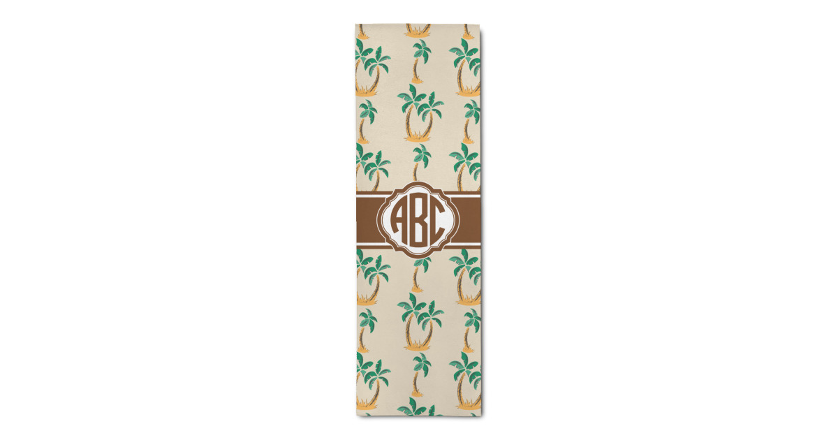 Custom Palm Trees Runner Rug - 2.5'x8' w/ Monograms | YouCustomizeIt