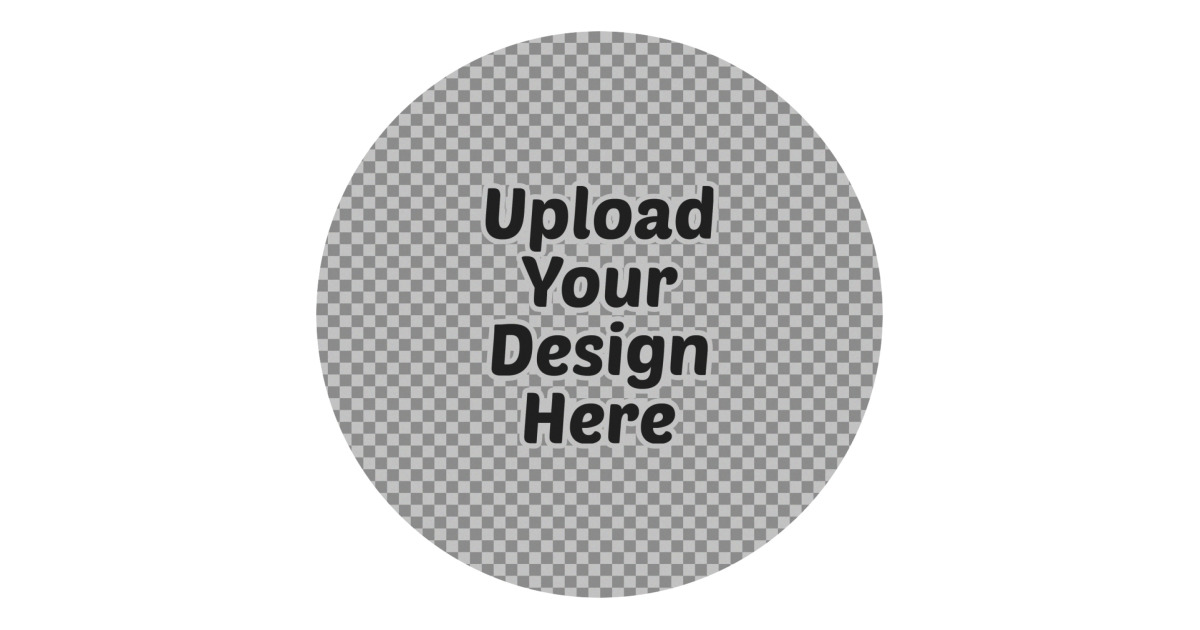 Custom Round Decal (Upload Your Own) | YouCustomizeIt
