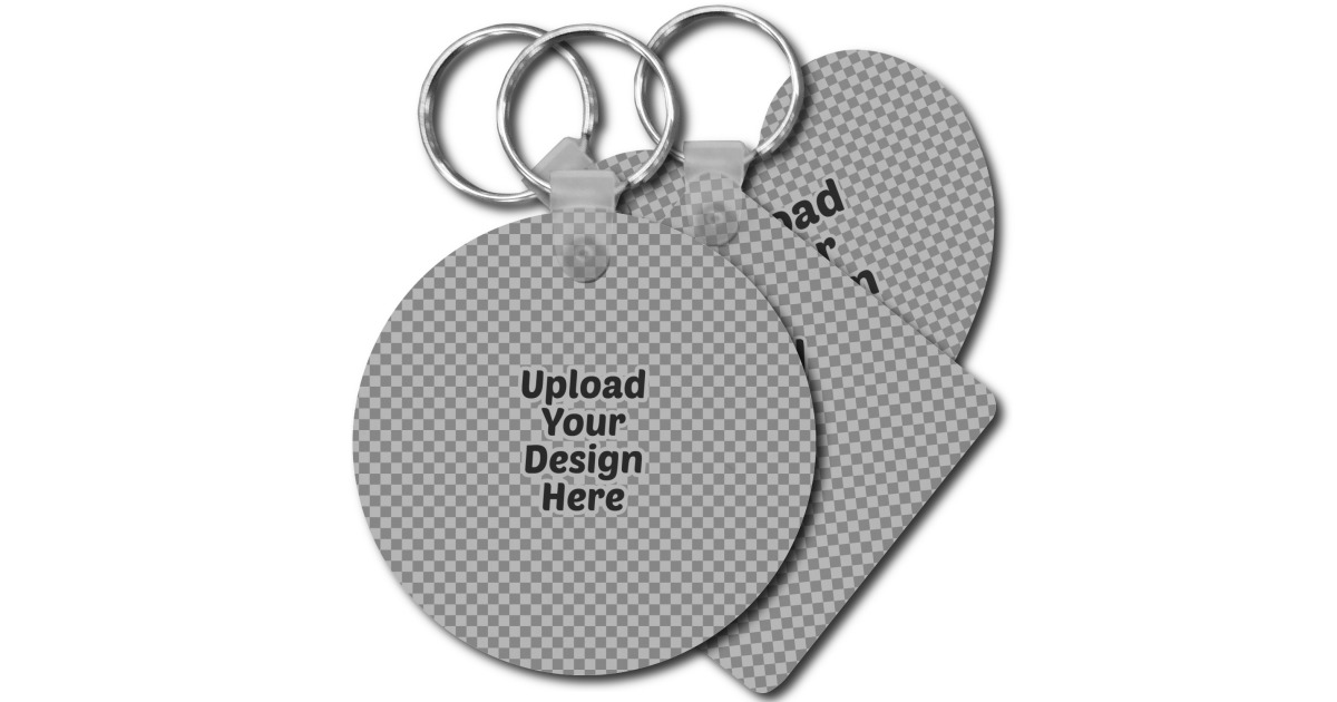 Custom Plastic Keychain (Upload Your Own) | YouCustomizeIt