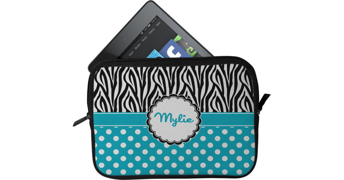 Custom Dots & Zebra Tablet Case / Sleeve (Personalized) | YouCustomizeIt