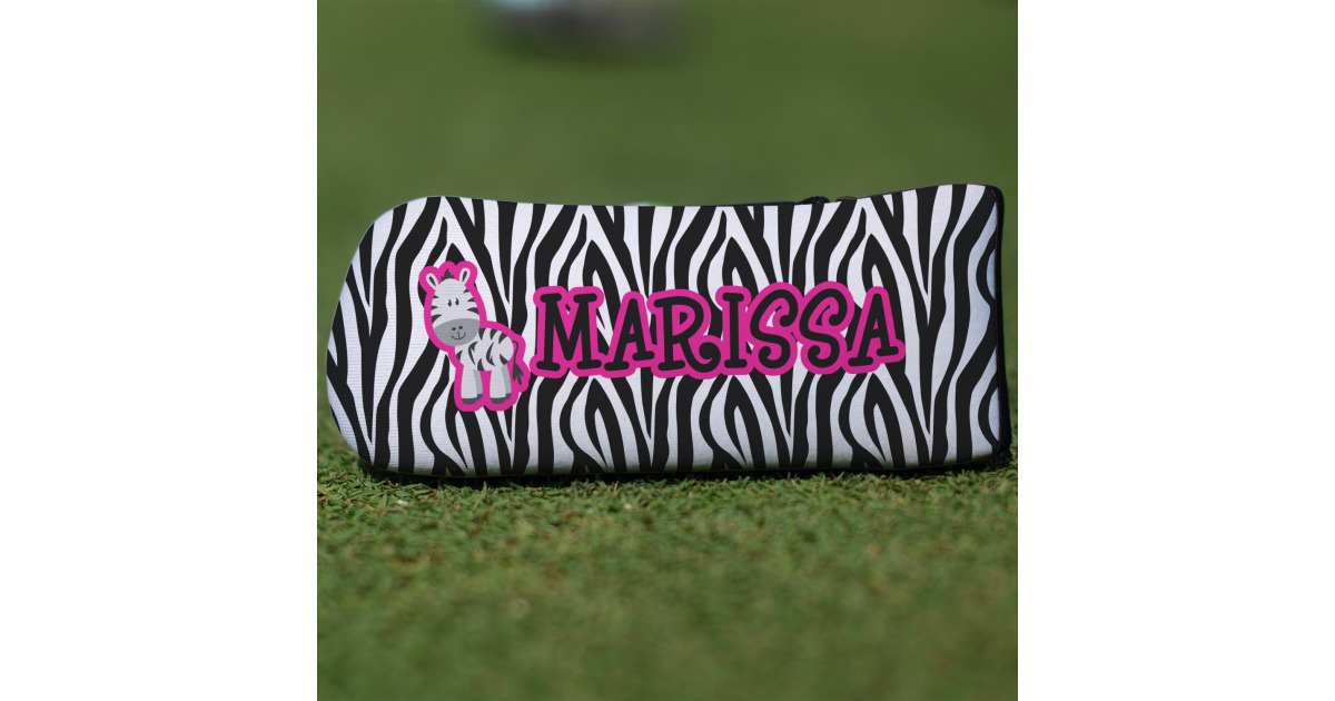 Custom Zebra Blade Putter Cover (Personalized) | YouCustomizeIt