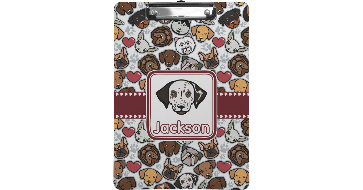 Custom Dog Faces Clipboard (Personalized) | YouCustomizeIt