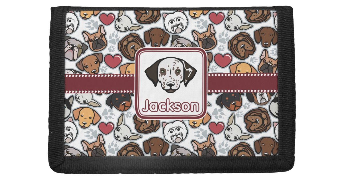 Custom Dog Faces Trifold Wallet (Personalized) | YouCustomizeIt