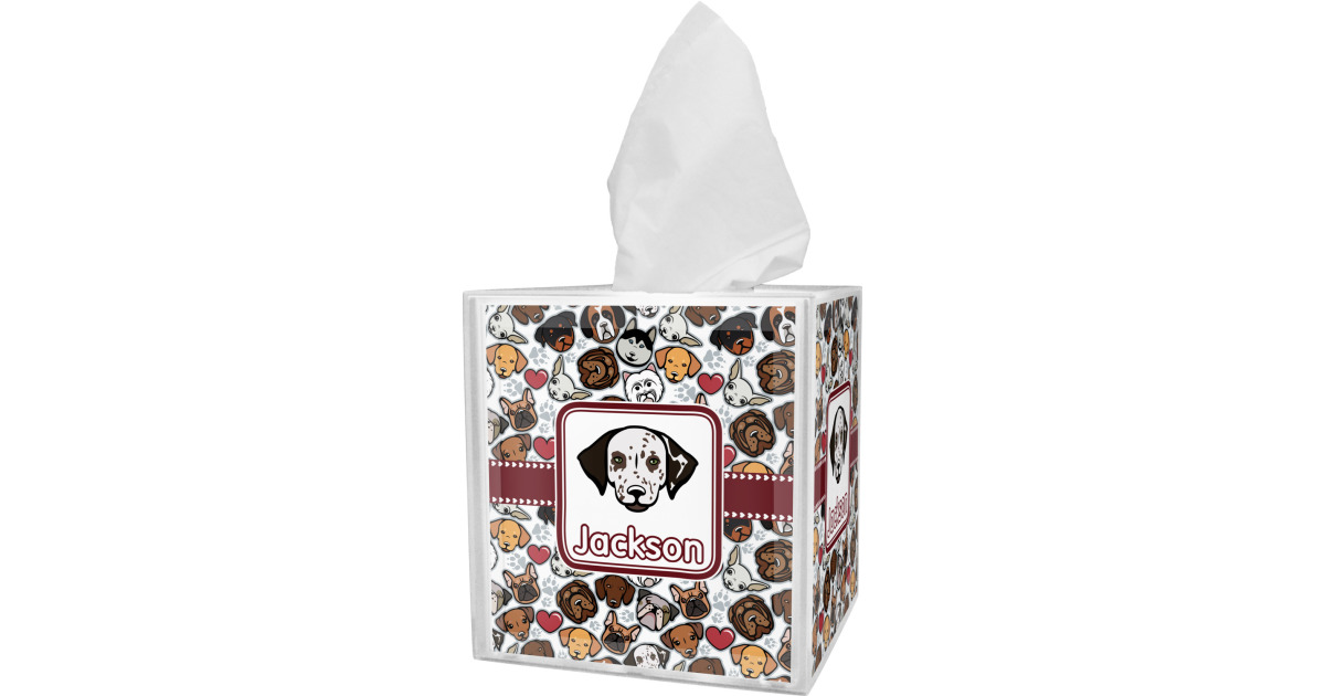 Custom Dog Faces Tissue Box Cover (Personalized) | YouCustomizeIt