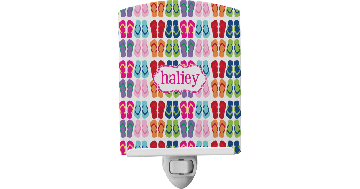 Custom FlipFlop Ceramic Night Light (Personalized) | YouCustomizeIt