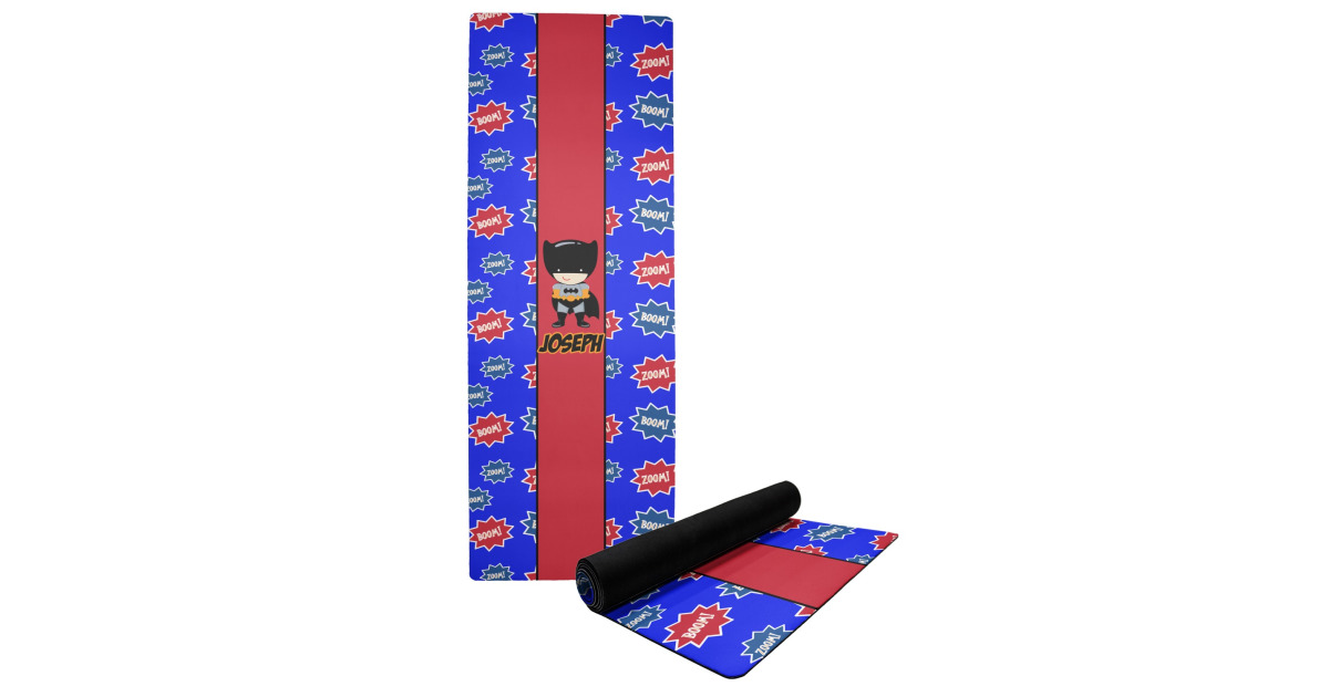 Custom Superhero Yoga Mat (Personalized) | YouCustomizeIt