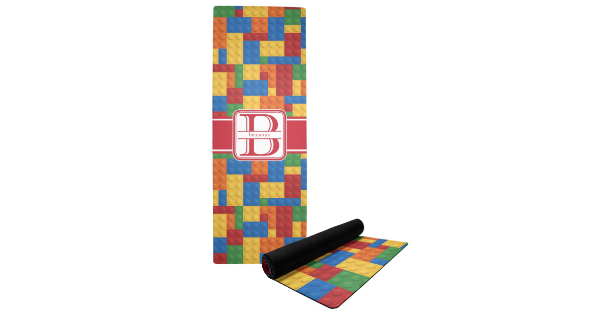 Custom Building Blocks Yoga Mat (Personalized) | YouCustomizeIt