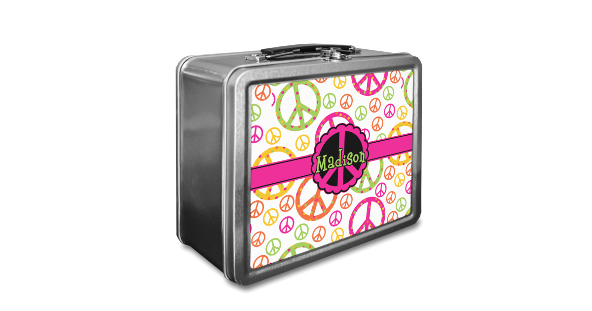 Custom Peace Sign Lunch Box (Personalized) | YouCustomizeIt