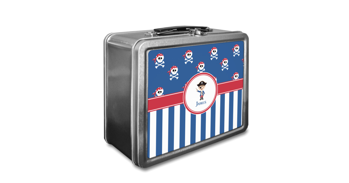Custom Blue Pirate Lunch Box (Personalized) | YouCustomizeIt