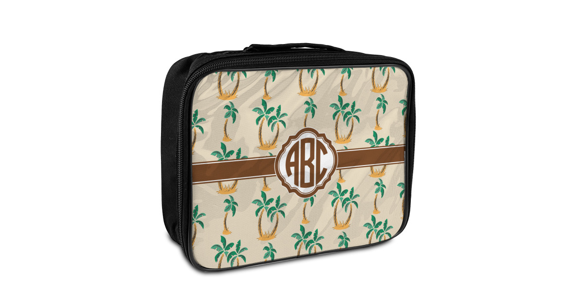 Custom Palm Trees Insulated Lunch Bag (Personalized) | YouCustomizeIt