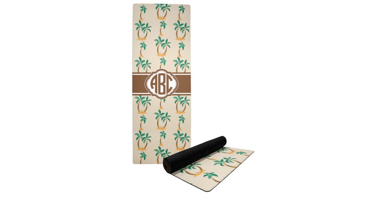 Custom Palm Trees Yoga Mat (Personalized) | YouCustomizeIt