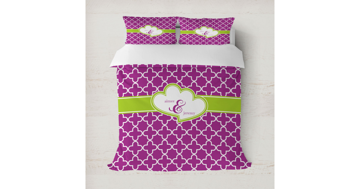 Custom Clover Duvet Cover (Personalized) | YouCustomizeIt