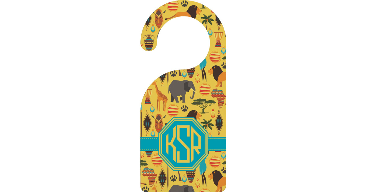 Custom African Safari Door Hanger (Personalized) | YouCustomizeIt