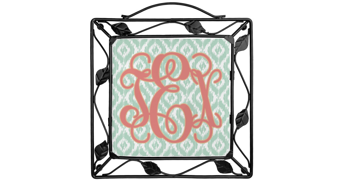 Custom Monogram Square Trivet | YouCustomizeIt
