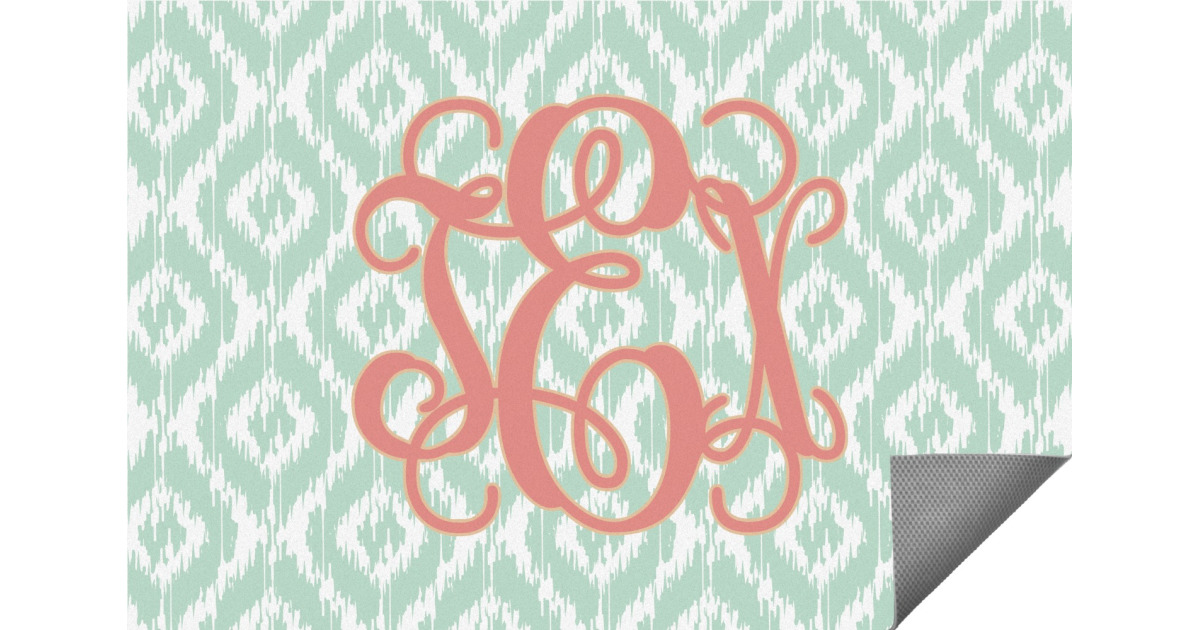 Custom Monogram Indoor / Outdoor Rug - 5' x 8' | YouCustomizeIt