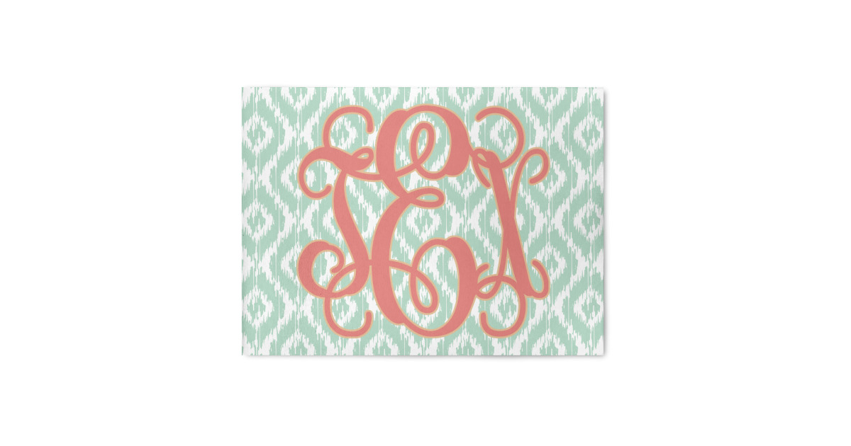 Custom Monogram Area Rug | YouCustomizeIt