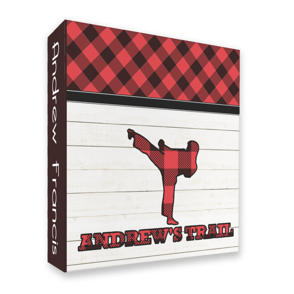 Custom Lumberjack Plaid 3 Ring Binder - Full Wrap - 2" (Personalized ...
